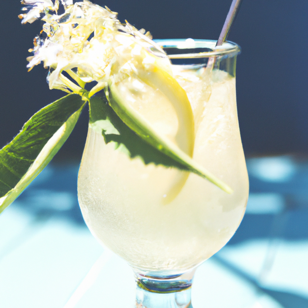 Elderflower Fizz Mocktail (Rezept)