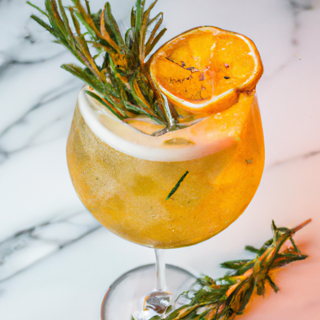 Rezept für den Rosemary Citrus Spritz Mocktail