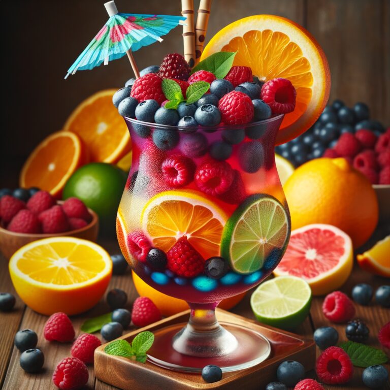 Berry Citrus Blast Mocktail (Rezept)