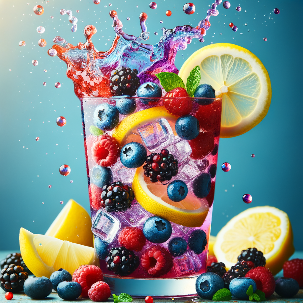 Berry Lemon Splash Mocktail (Rezept)