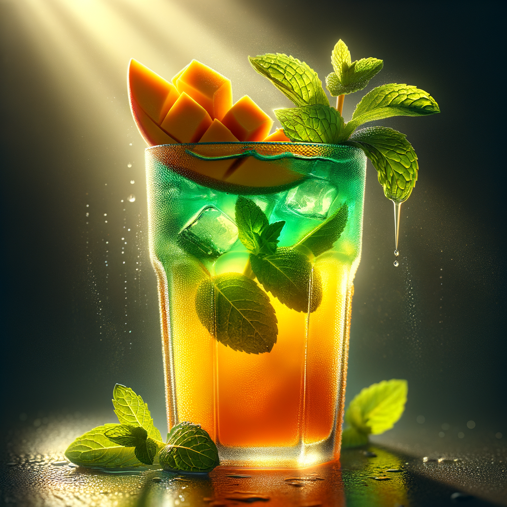 Mango Mint Refresher Mocktail (Rezept)