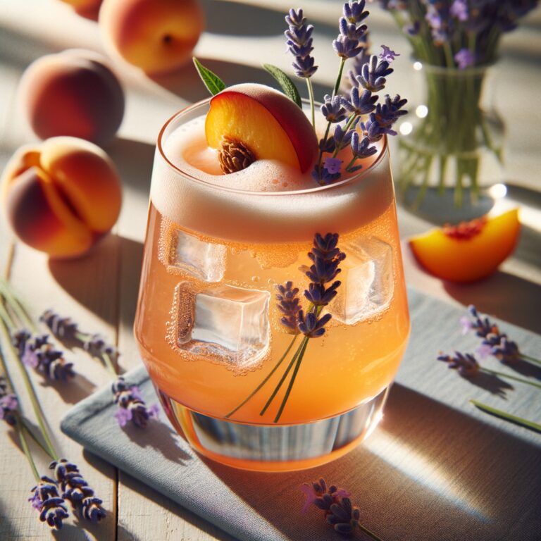 Blueberry Lavender Fizz Mocktail (Rezept)