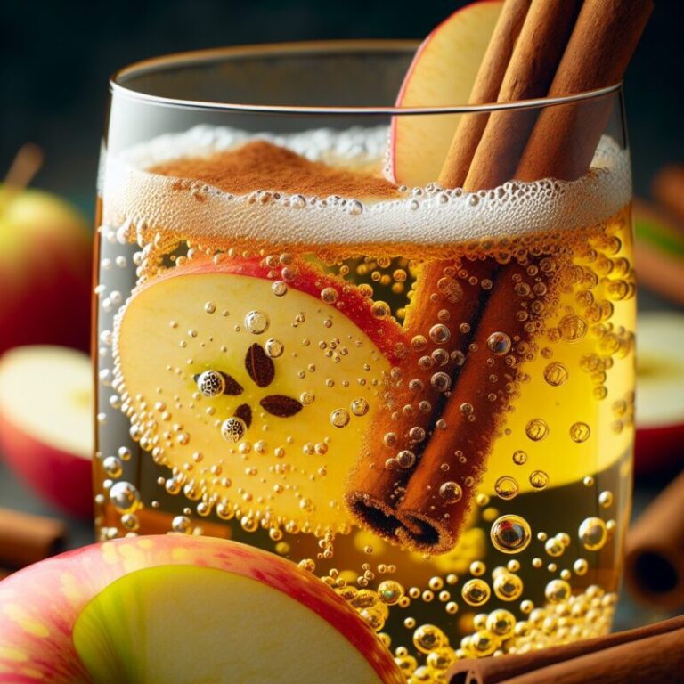 Cinnamon Vanilla Sparkler Mocktail (Rezept)