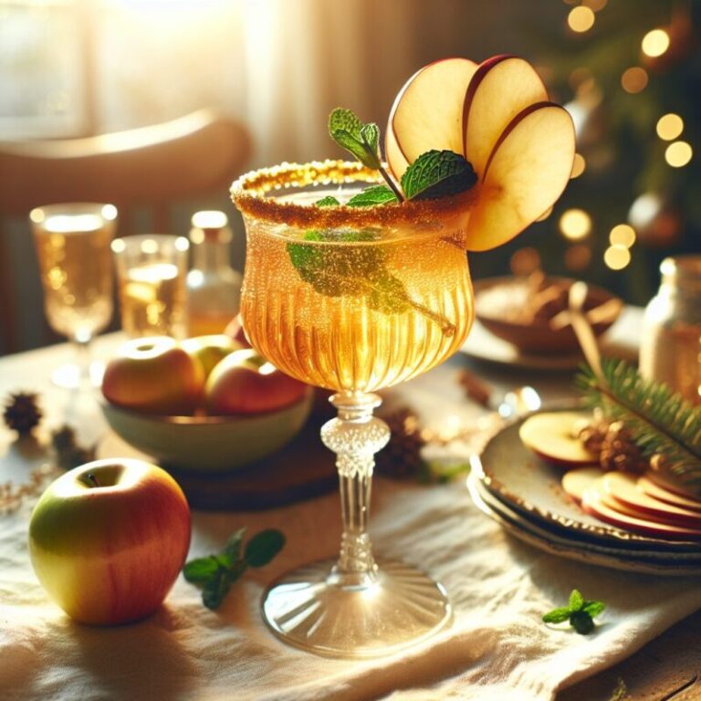 Green Apple Fizz Mocktail (Rezept)