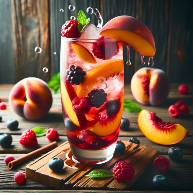 Lemonade Berry Fizz Mocktail (Rezept)