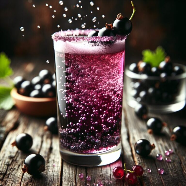 Black Cherry Fizz Mocktail (Rezept)