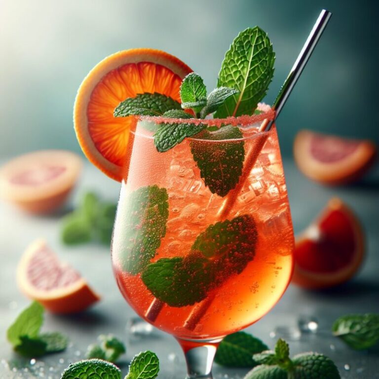 Raspberry Orange Sparkler Mocktail (Rezept)