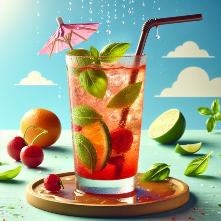 Mango Coconut Sparkle Mocktail (Rezept)