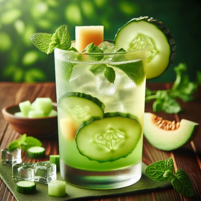 Honeydew Lemon Quencher Mocktail (Rezept)