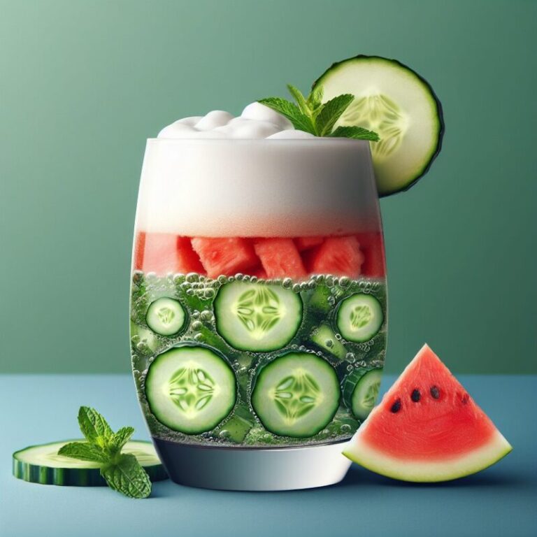 Watermelon Mint Cooler Mocktail (Rezept)