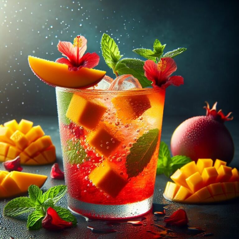 Mango Coconut Delight Mocktail (Rezept)