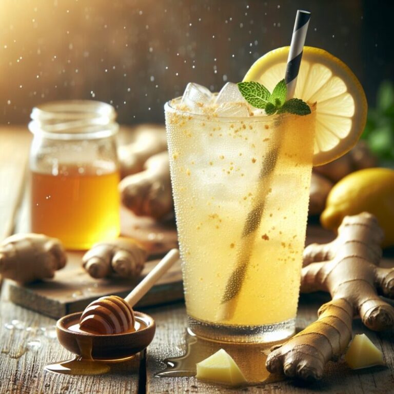 Honey Ginger Limeade Mocktail (Rezept)