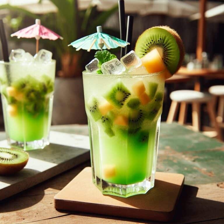 Mango Melon Refresher Mocktail (Rezept)