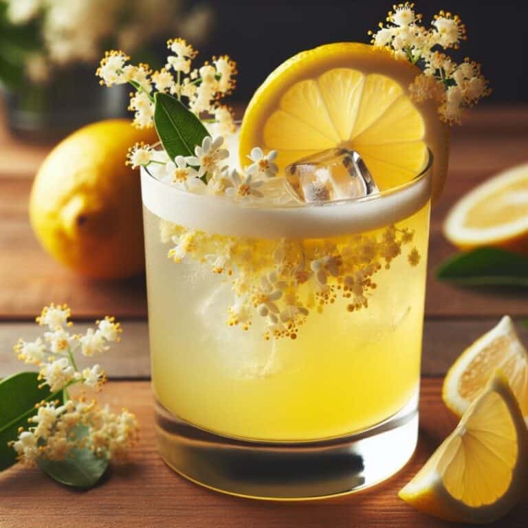 Elderflower Lemonade Mocktail (Rezept)