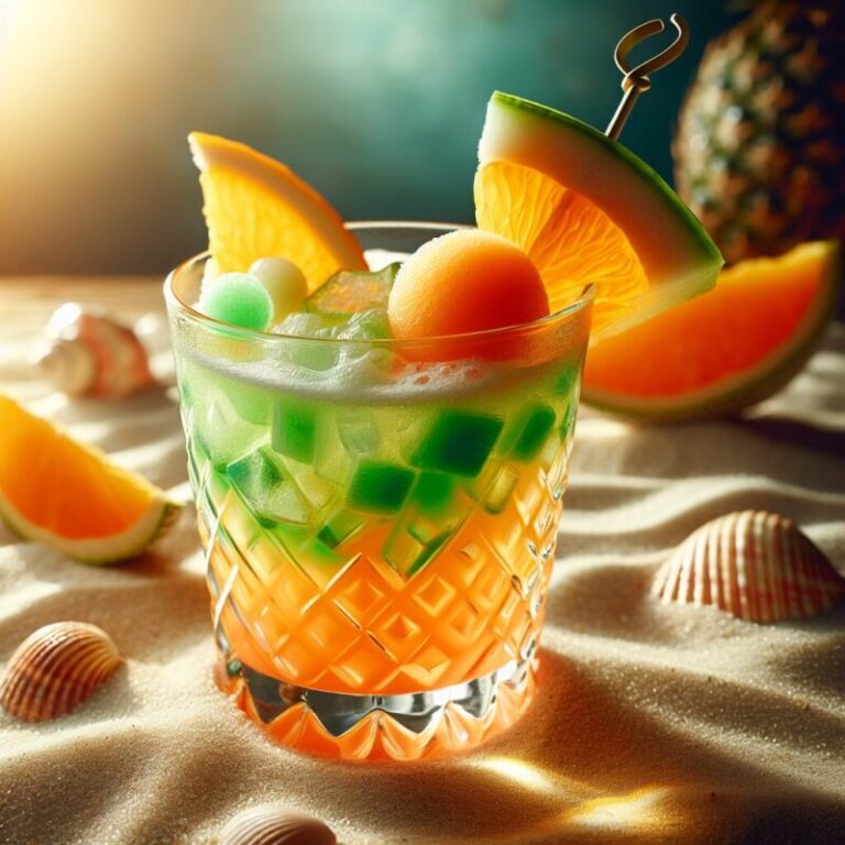Mango Melon Refresher Mocktail (Rezept)