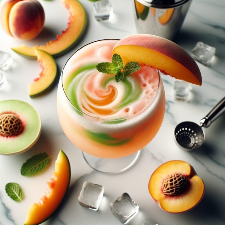 Kiwi Melon Splash Mocktail (Rezept)
