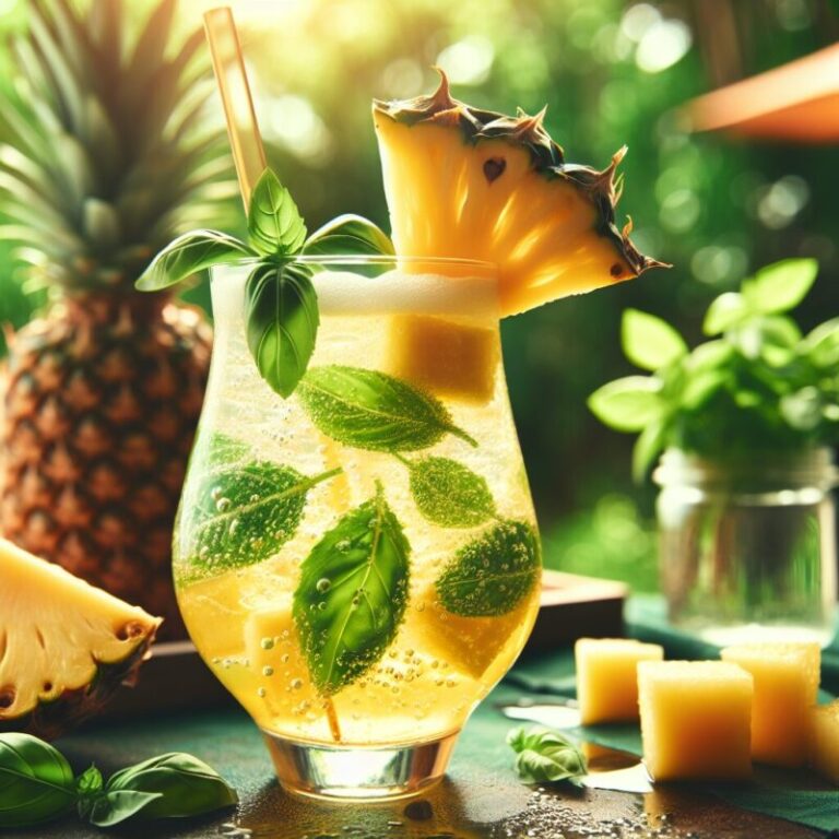 Pineapple Mint Cooler Mocktail (Rezept)