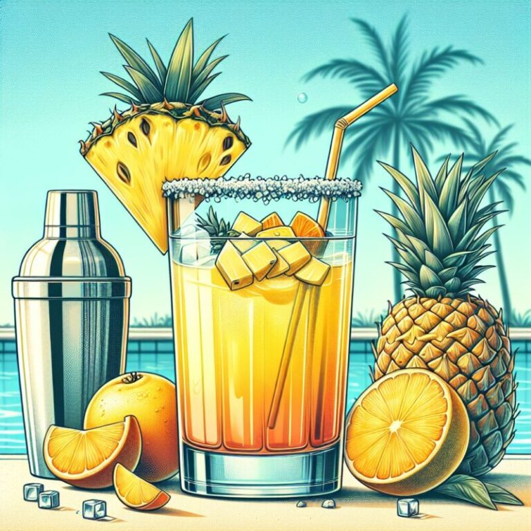 Turmeric Citrus Splash Mocktail (Rezept)