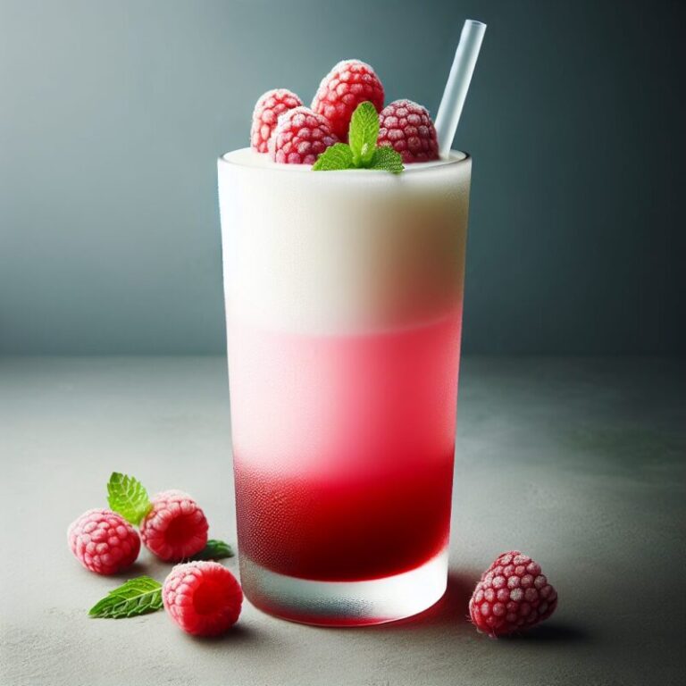 Raspberry Coconut Delight Mocktail (Rezept)