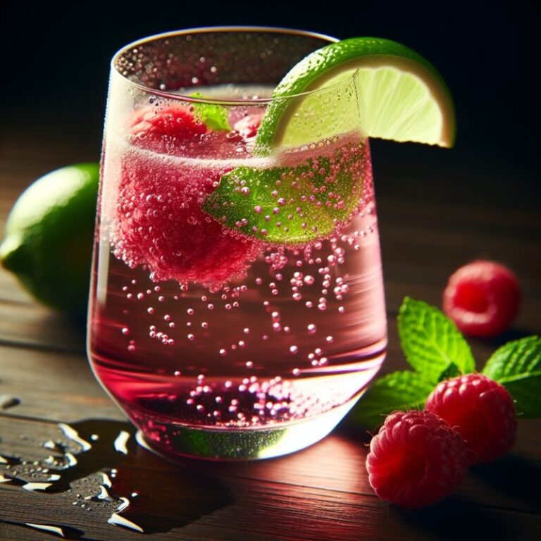 Raspberry Coconut Cooler Mocktail (Rezept)