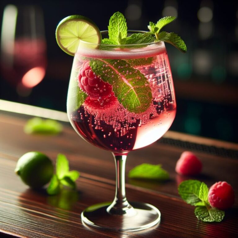 Raspberry Coconut Delight Mocktail (Rezept)