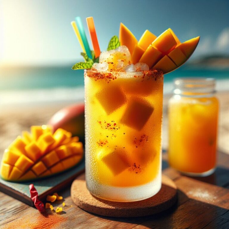 Mango Chili Fizz Mocktail (Rezept)