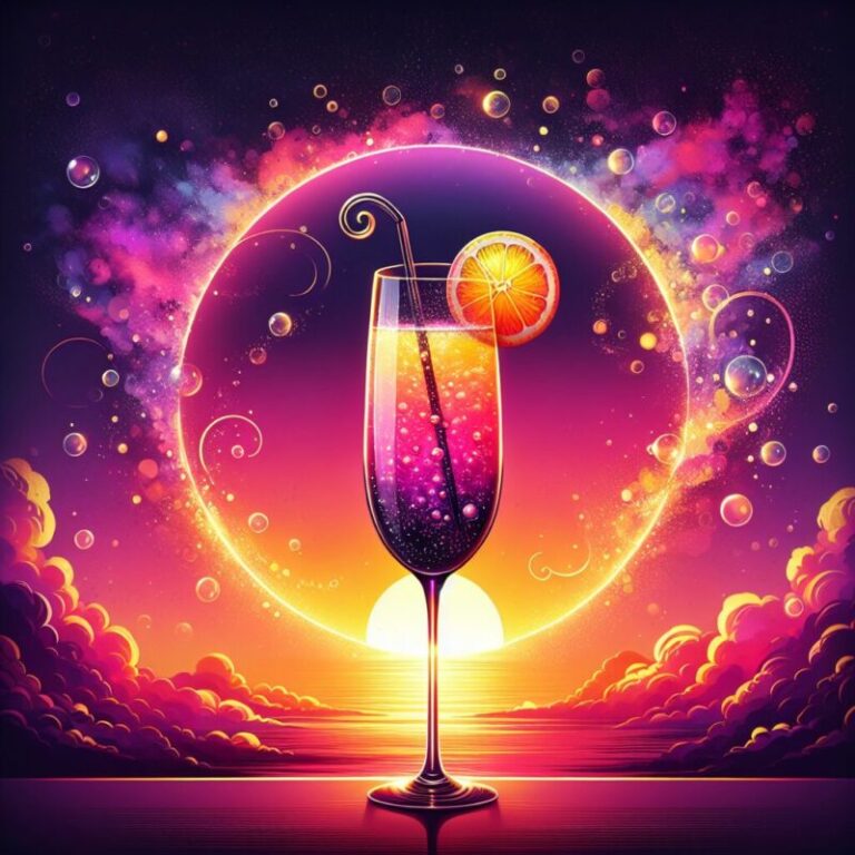 Sunset Cooler Mocktail (Rezept)