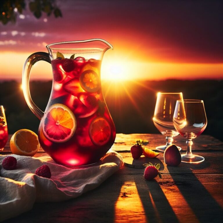 Sunset Fizz Mocktail (Rezept)