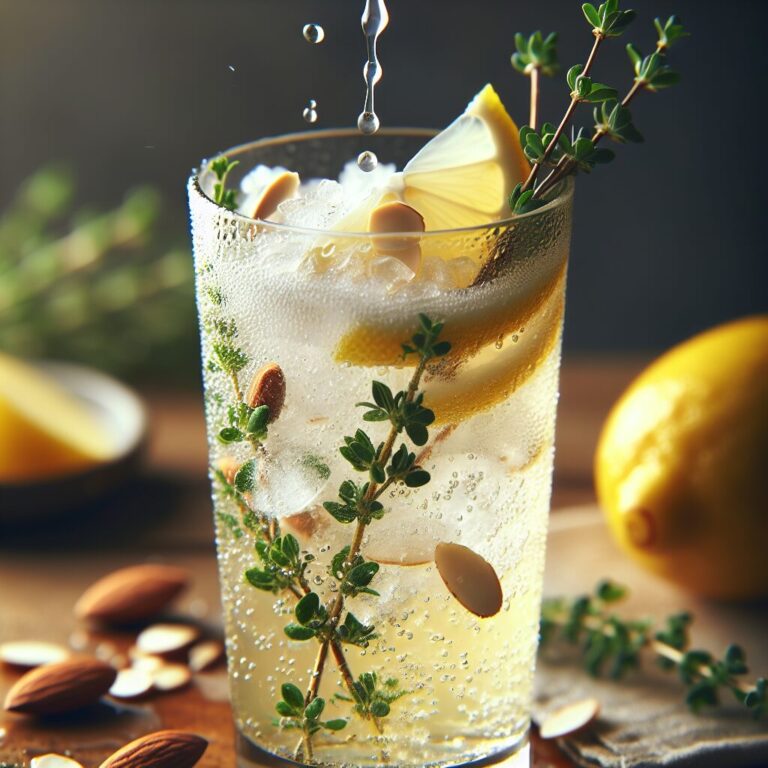 Lavender Lemon Thyme Mocktail (Rezept)