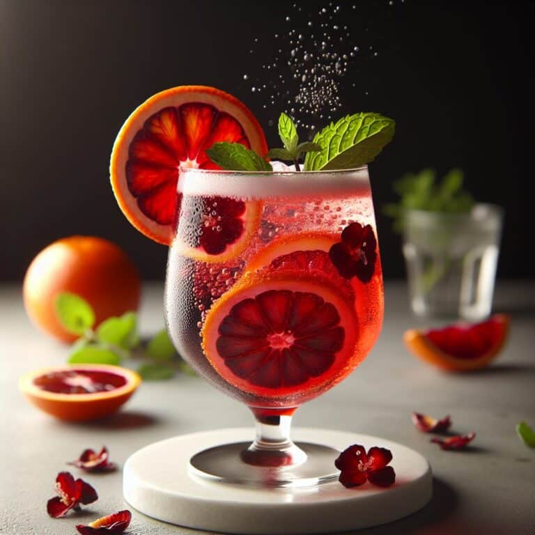 Orange Ginger Spritz Mocktail (Rezept)