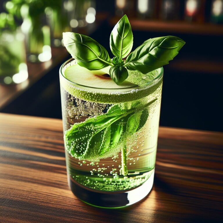 Green Apple Fizz Mocktail (Rezept)