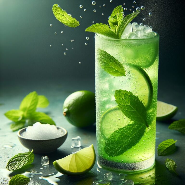 Green Apple Fizz Mocktail (Rezept)
