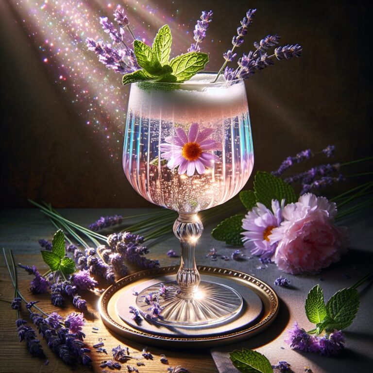 Blueberry Lavender Fizz Mocktail (Rezept)