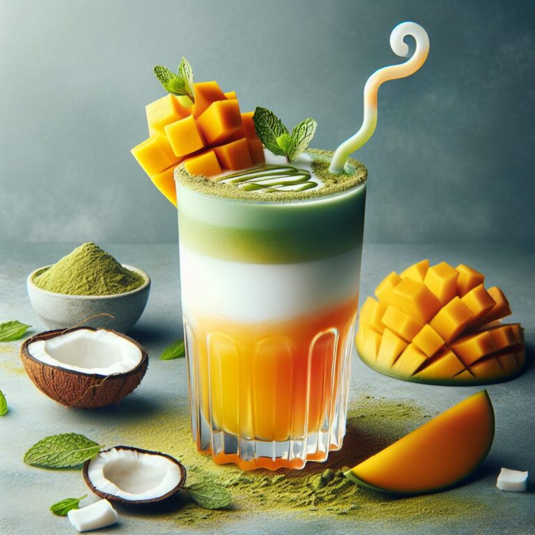 Coconut Mango Twist Mocktail (Rezept)