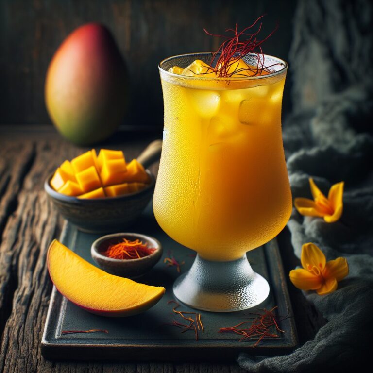 Mango Coconut Delight Mocktail (Rezept)