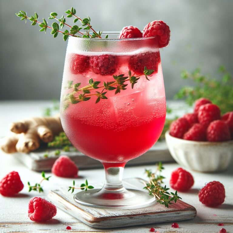 Raspberry Lavender Sip Mocktail (Rezept)