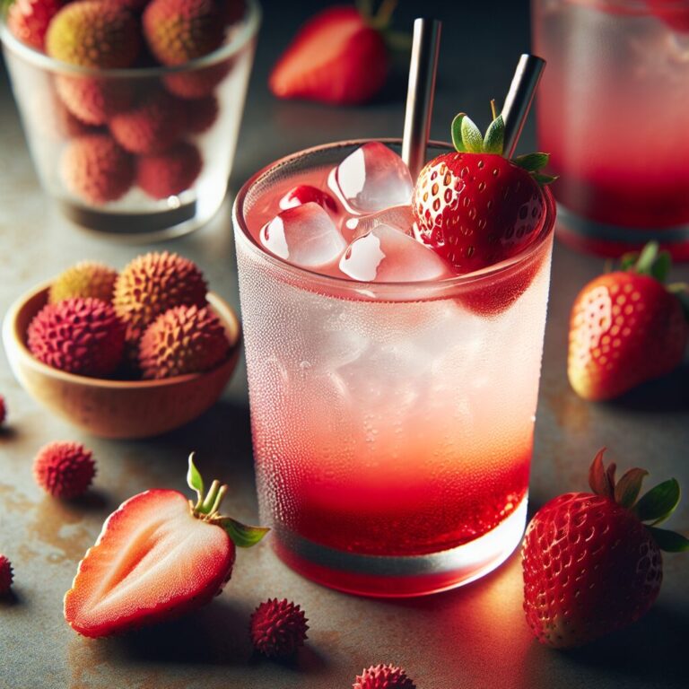 Lychee Lemonade Mocktail (Rezept)