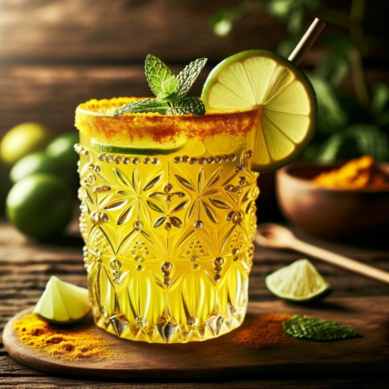 Turmeric Citrus Splash Mocktail (Rezept)
