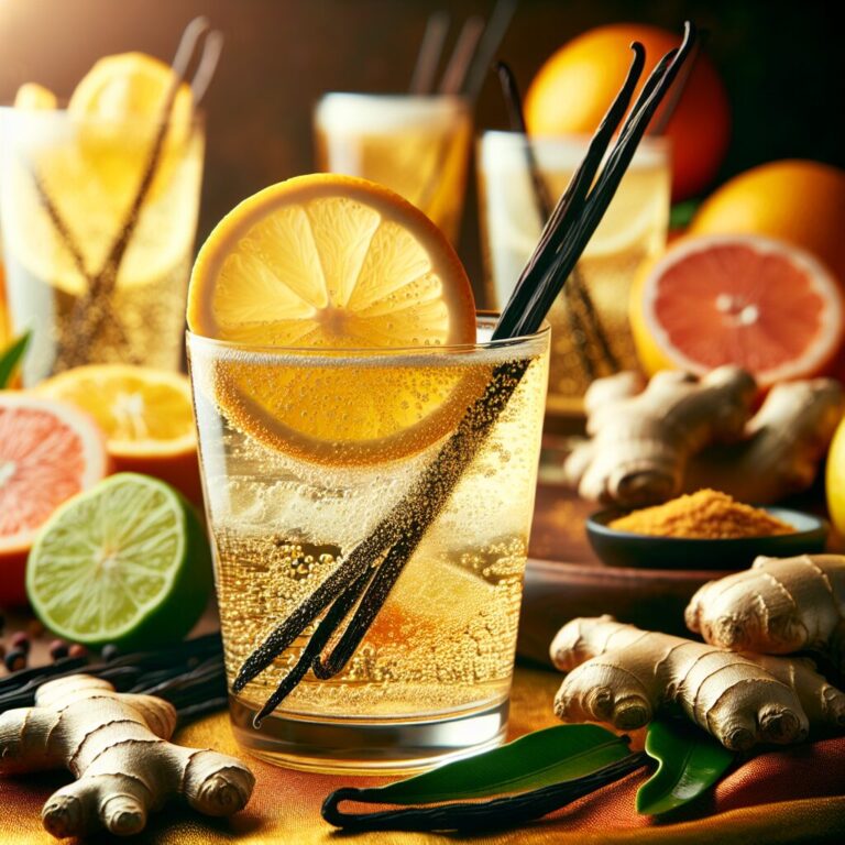 Ginger Citrus Cooler Mocktail (Rezept)
