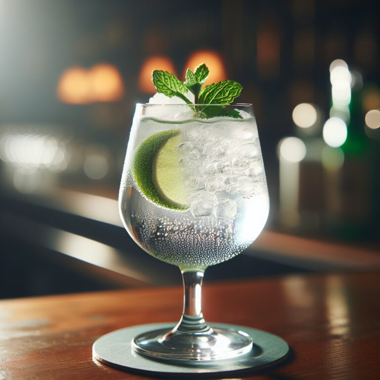 Virgin Gin Fizz Mocktail (Rezept)