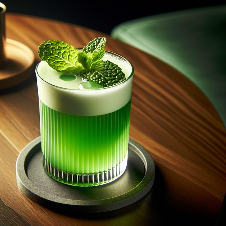 Chocolate Mint Delight Mocktail (Rezept)