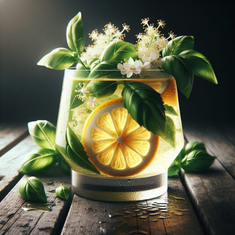 Elderflower Lime Mint Elixir Mocktail (Rezept)